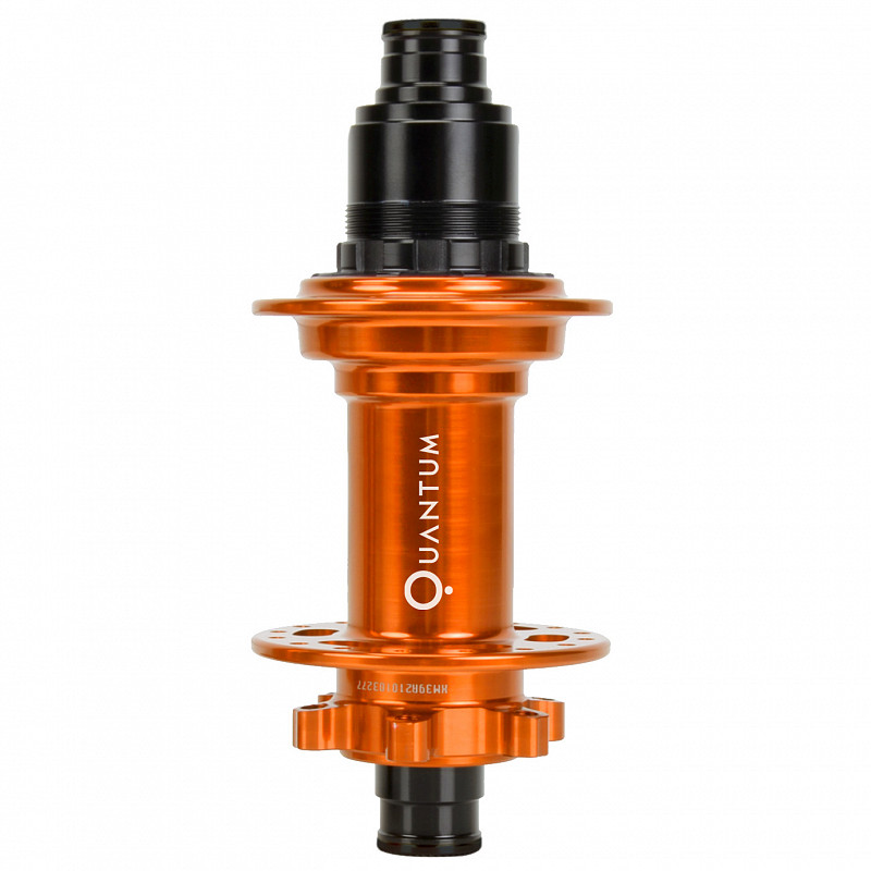 Maza trasera de bicicleta Quantum 12X148 Naranja